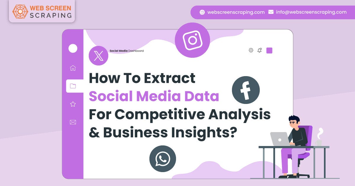 How To Extract Social Media Data For Competitive Analysis & Business ...