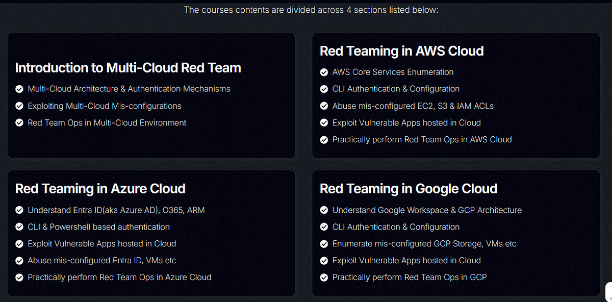 Multi-Cloud Red Team Analyst (MCRTA) Experience | by aaron aguilar | Medium