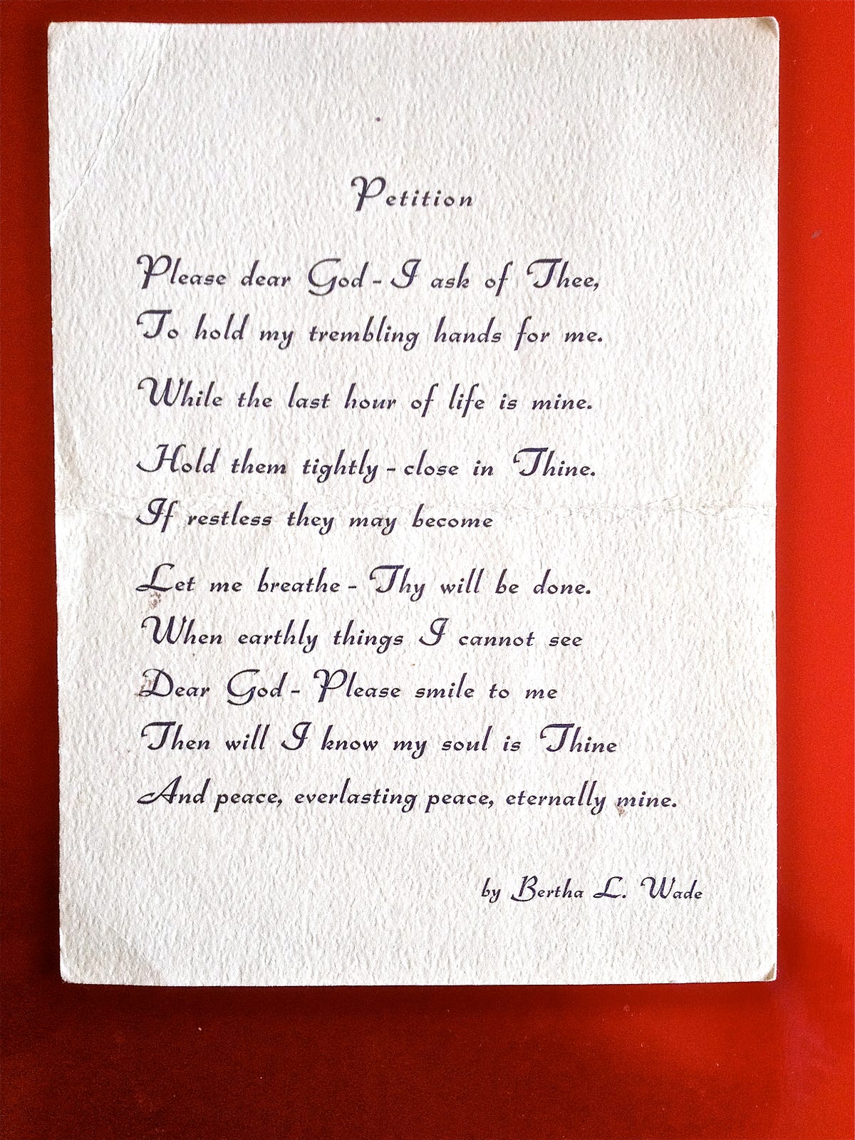 August days: My grandmother was a poet | by Ellen Wade Beals | Medium
