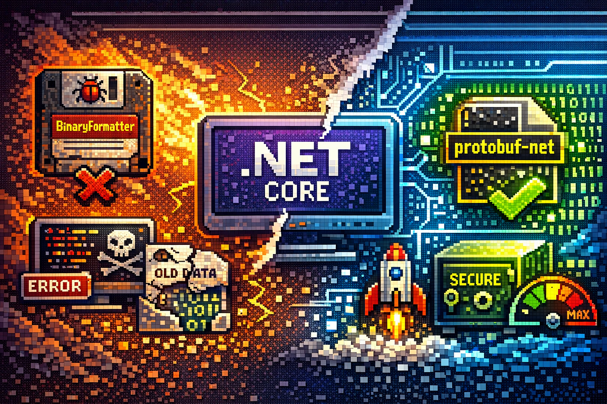 Replace BinaryFormatter with protobuf-net in .NET | Medium
