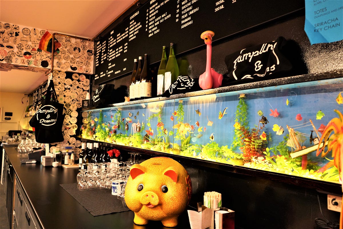 Dumplings and cocktails at Happy D’s Dumpling Bar! | by Discovrr | Medium