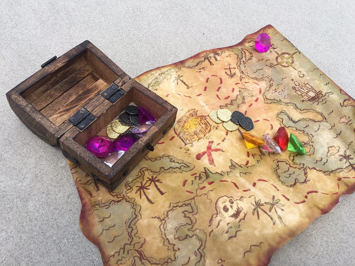 How I setup a pirate treasure hunt for my kids on our beach vacation ...
