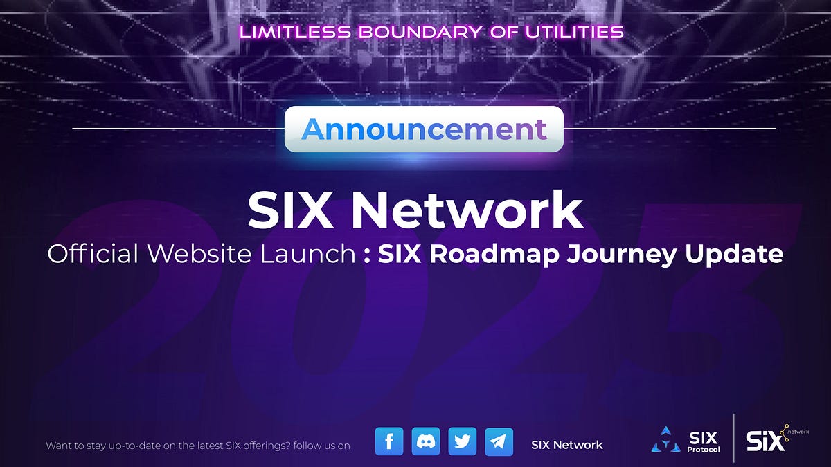 [Announcement] เปิดตัว “Six Roadmap Journey Update” บนเว็บไซต์ SIX Network | by SIX Network | Medium