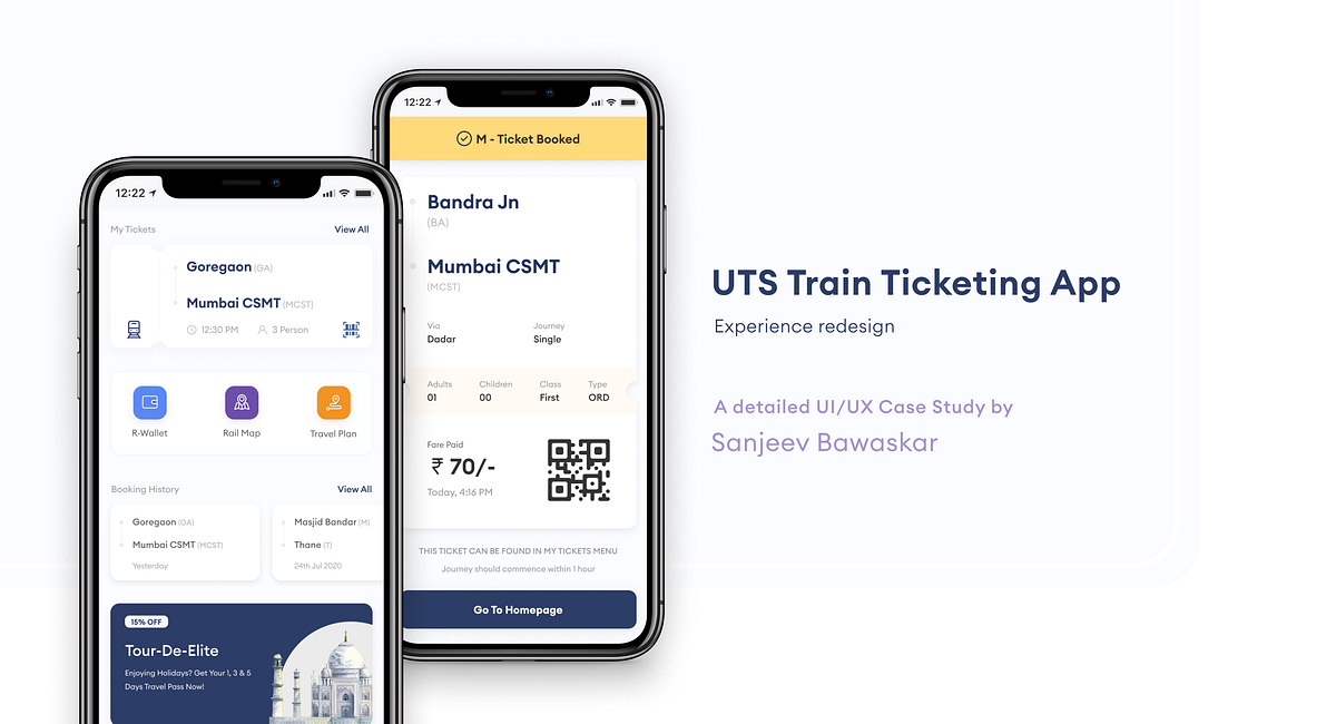 Case study: train ticket app redesign | by Sanjeev Bawaskar | Bootcamp ...