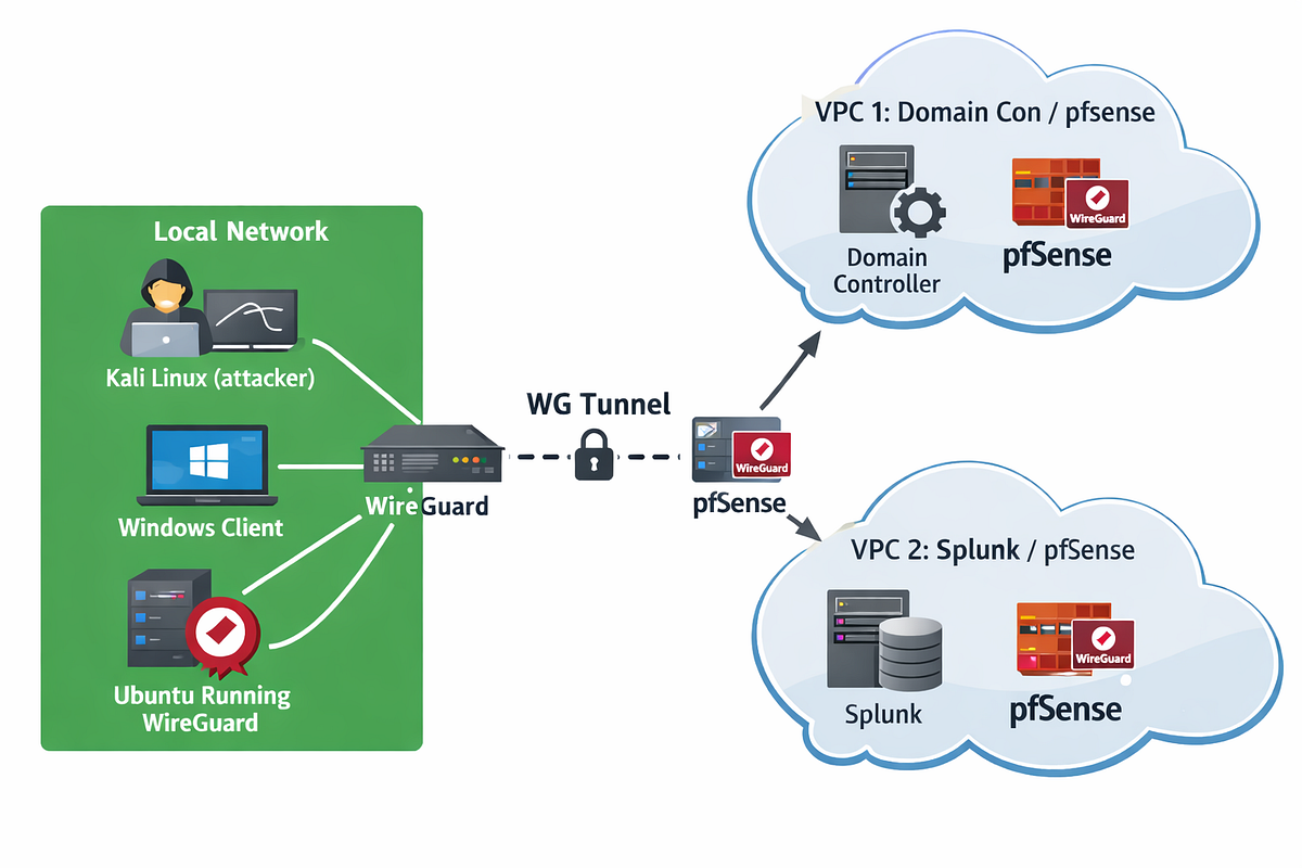 Attacking and Defending Attacks: Building a Hybrid Lab with Local and ...