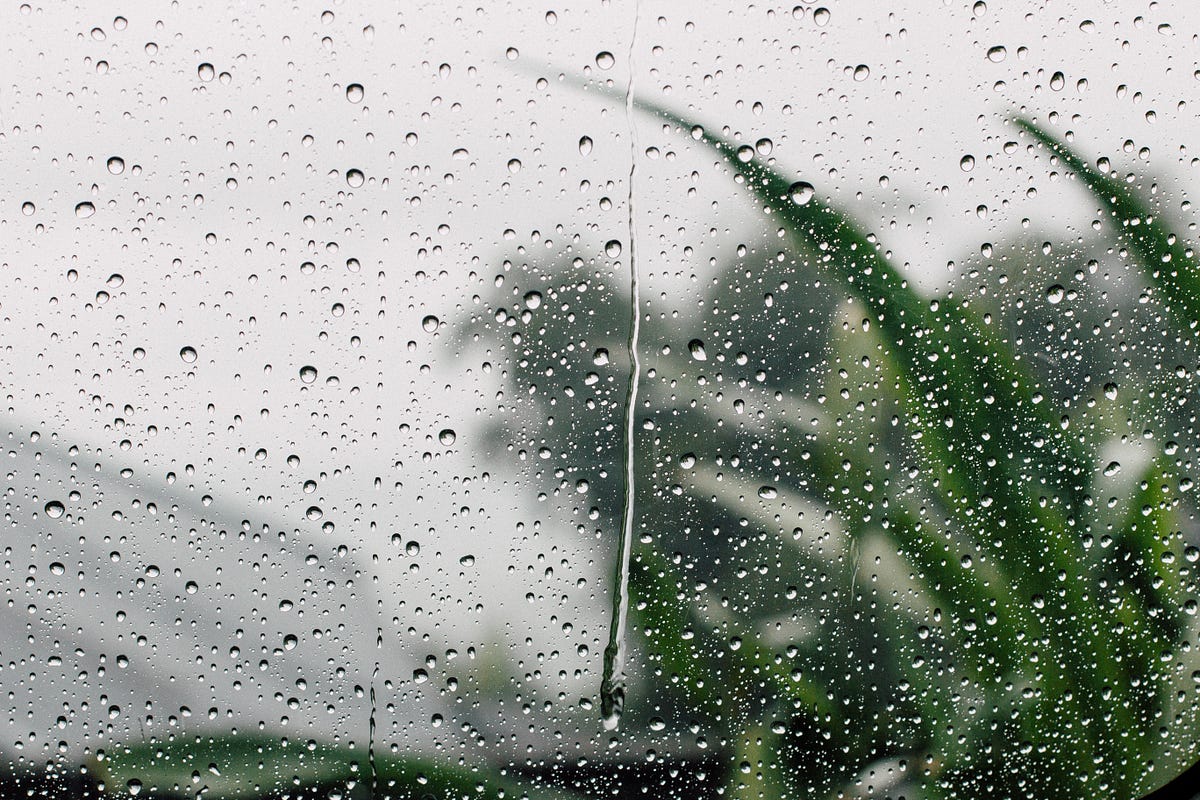 Another Cold Wet Day in March. A cold wet morning. Cars rush by as ...