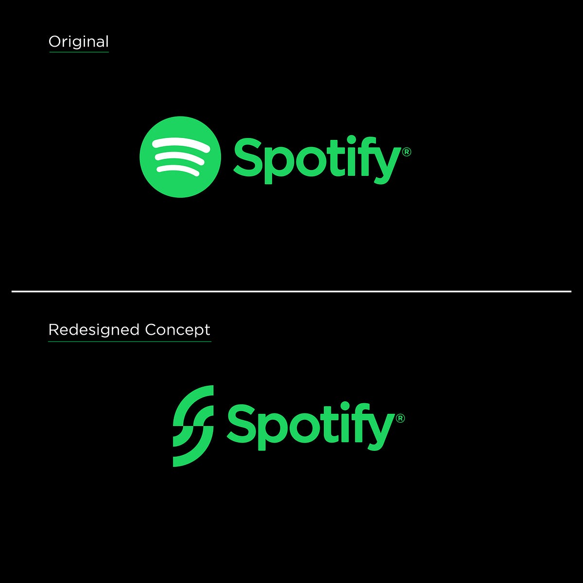 “SPOTIFY” Redesign Logo Design Concept - BRAND LOGO DESIGNER - Medium