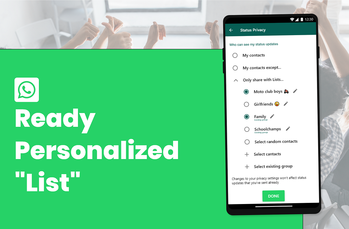 Case Study: Personalizing “List” on status privacy | by Kishor | Medium