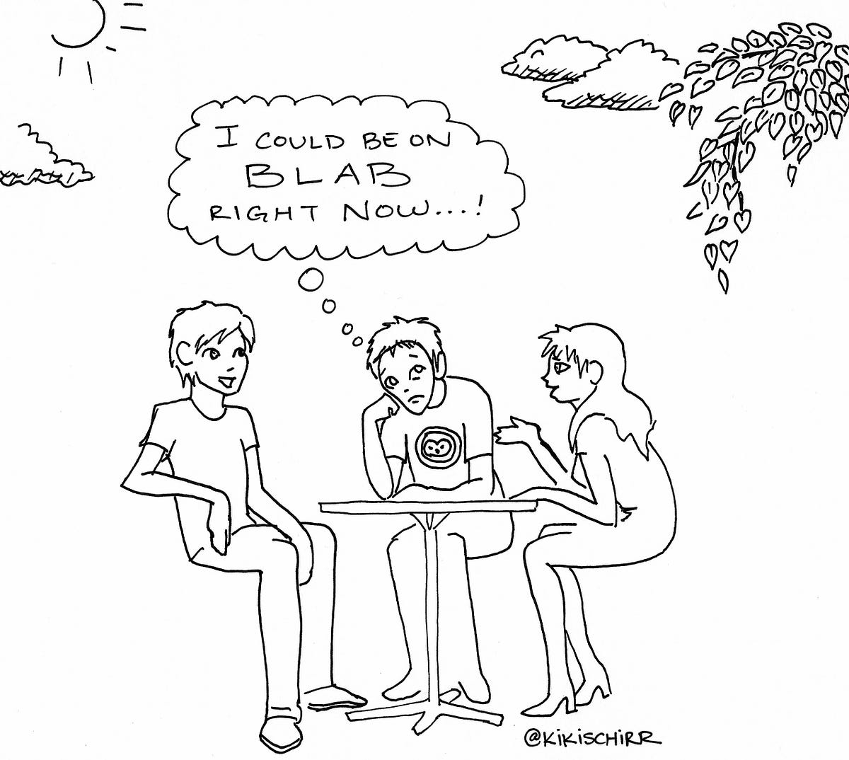 You Know You Have a Blab Problem When… | by Kiki Schirr | Tech Doodles ...