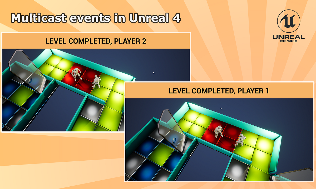Multicast events in UE4.22. Implementing an escape zone, complete… | by BlueBubbleBee | Medium