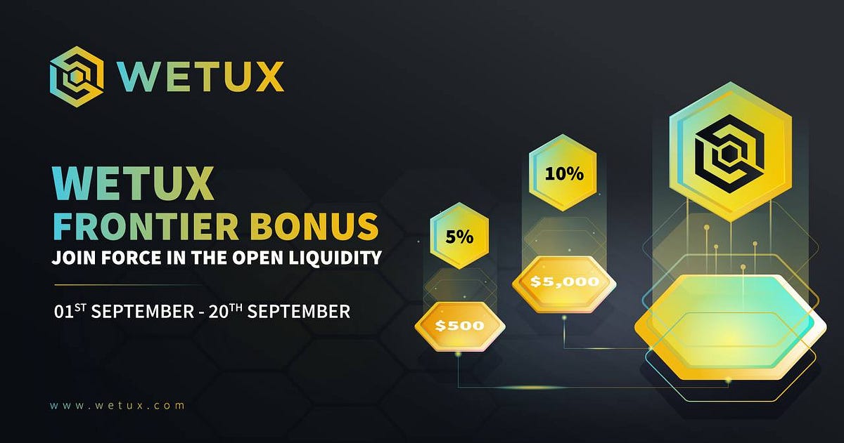 WETUX Frontier Bonus — Join force in the open liquidity - WETUX - Medium