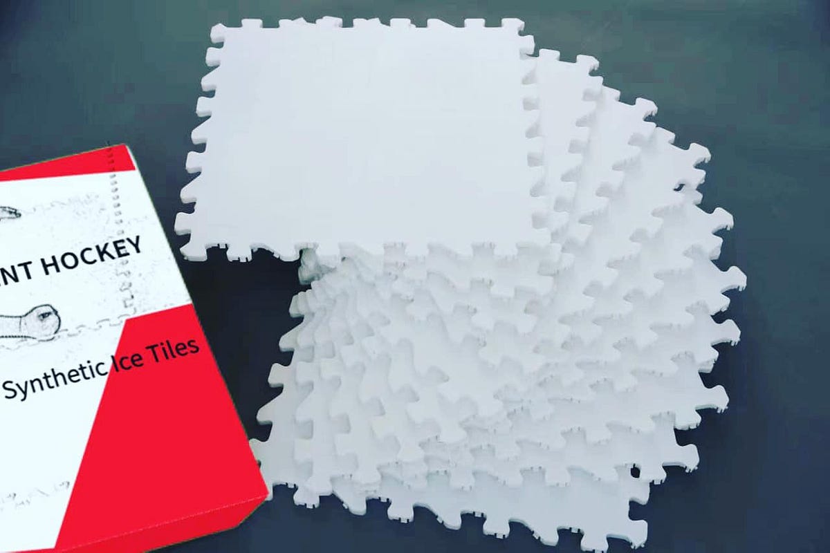 Synthetic Ice Tiles - Potent Hockey - Medium