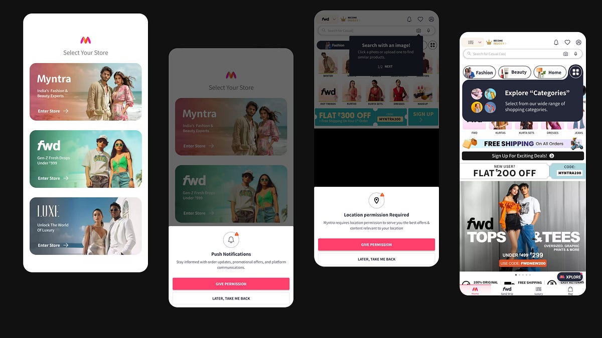 UX Review of Myntra’s Onboarding Process | by Somasundari | Medium