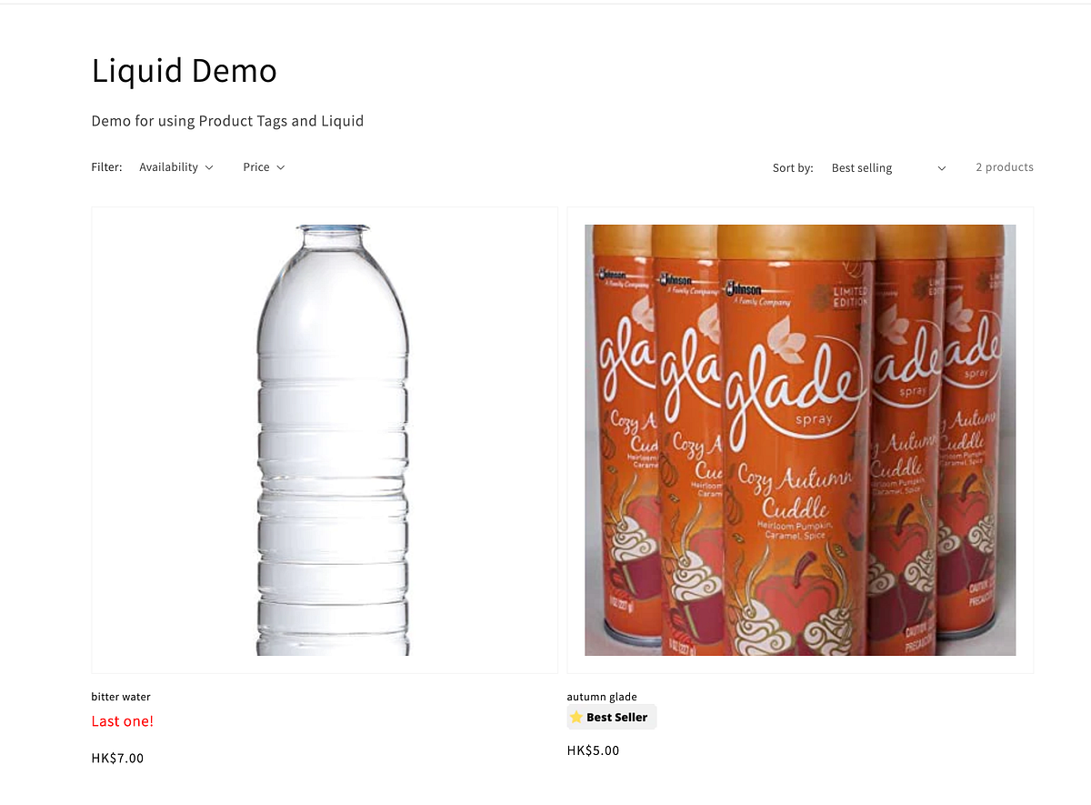 Make An Attention Grabber Using Liquid And Product Tags | by Ben Smith ...