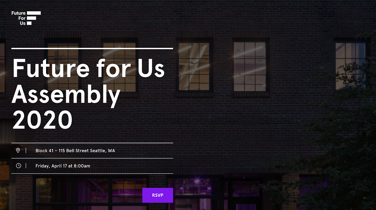 Future for Us Assembly is now LIVE! 🔥 | by Future for Us | Medium