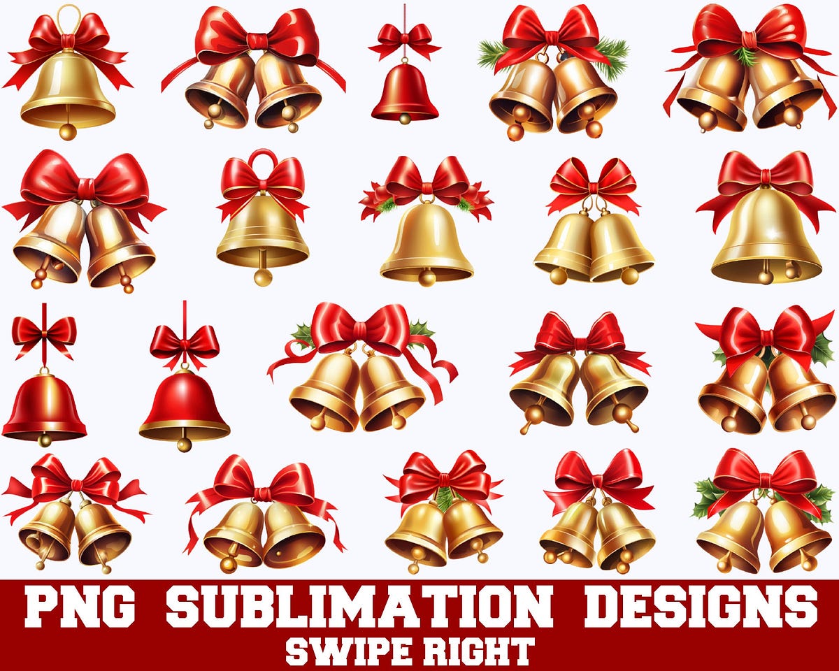 Jingle Bells PNG | Jingle Bells Sublimation | Jingle Bells Clipart ...