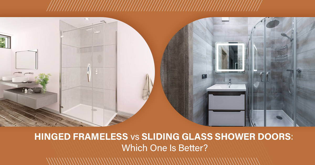 Hinged Frameless vs Sliding Glass Shower Doors: Which One Is Better? - Insta Glass - Medium