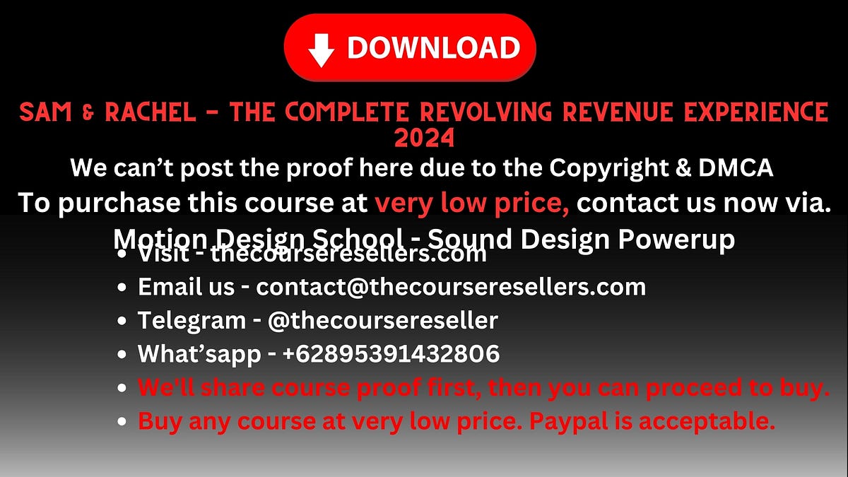 Thecourseresellers.com — Sam & Rachel — The Complete Revolving Revenue ...