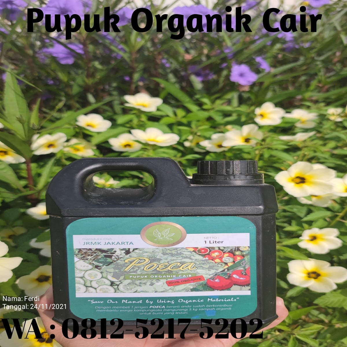 UNGGUL..! Wa 0812-5217-5202 UKM Pembuat Pupuk Organik Cair Trubus Merk ...