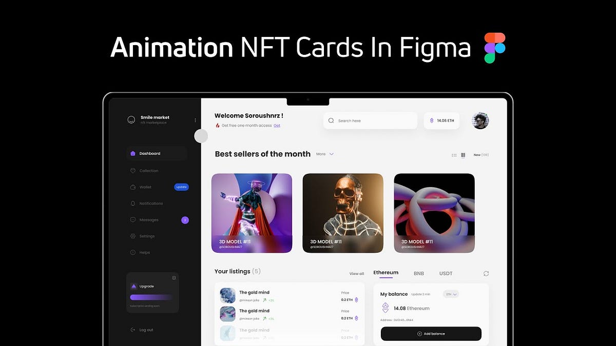 Figma : NFT Cards Animation in Fgima - Soudemyacademy - Medium