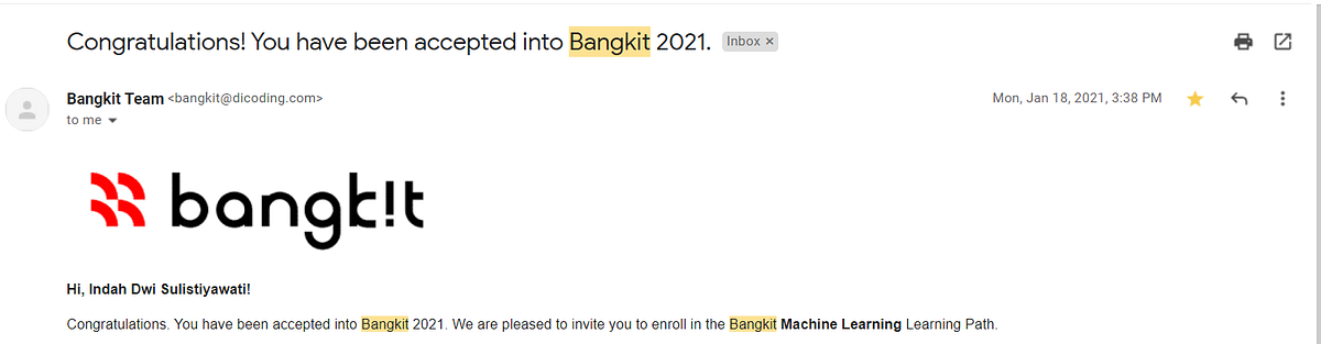 Bangkit 2021. Welcome! Introducing my name is Indah… | by Indah Dwi S ...