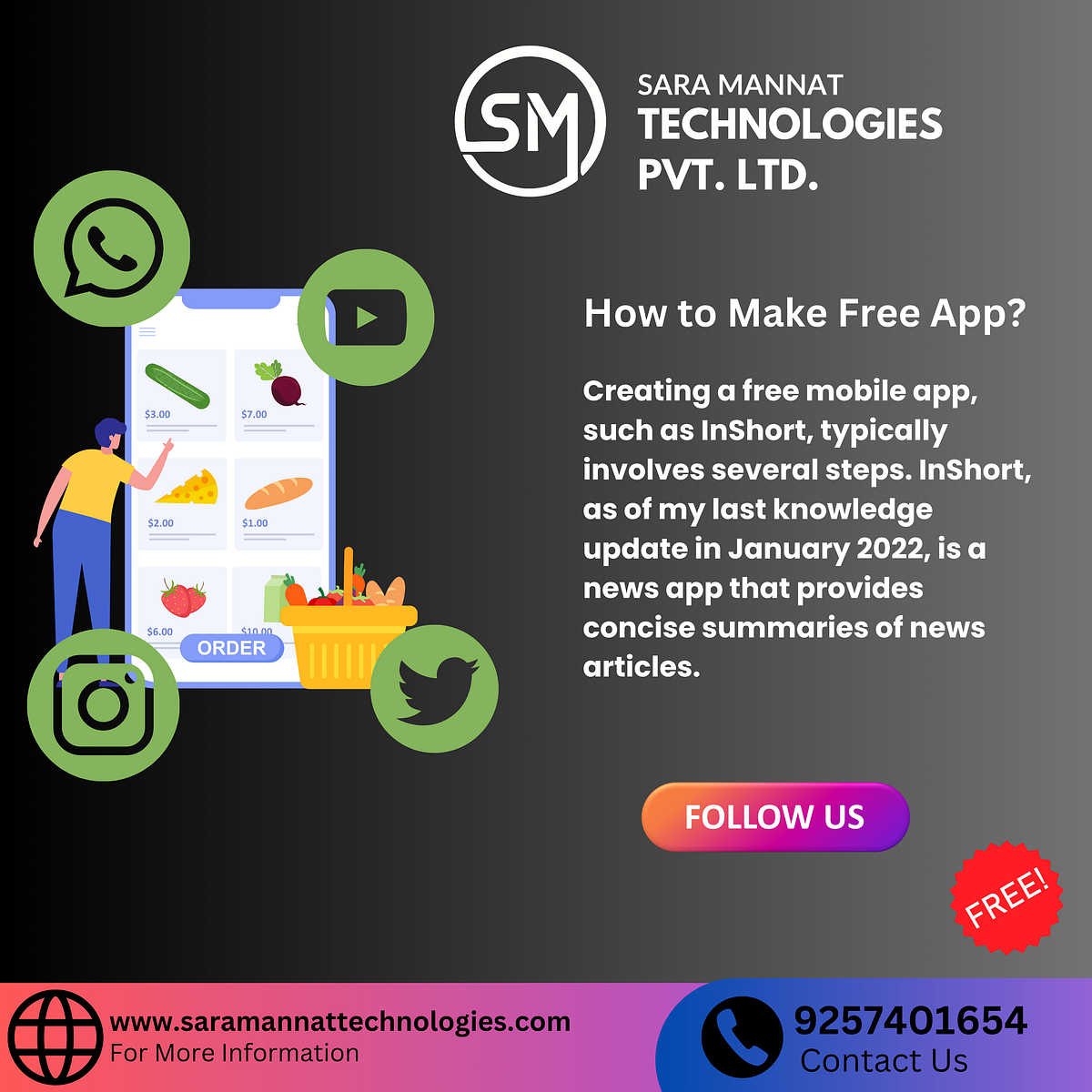 How to Build the Free App?. Sara Mannat Technologies Pvt. Ltd. | by ...
