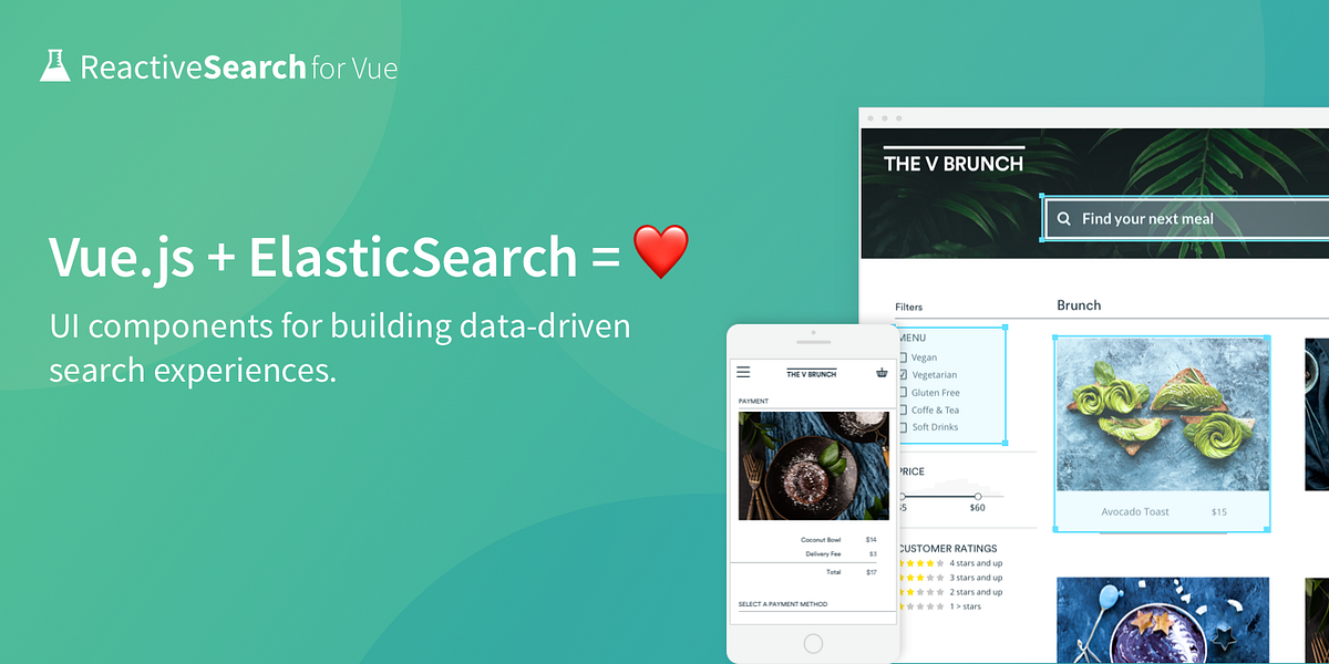 Vue.JS Components for building Search UIs | by Siddharth Kothari | All things #search