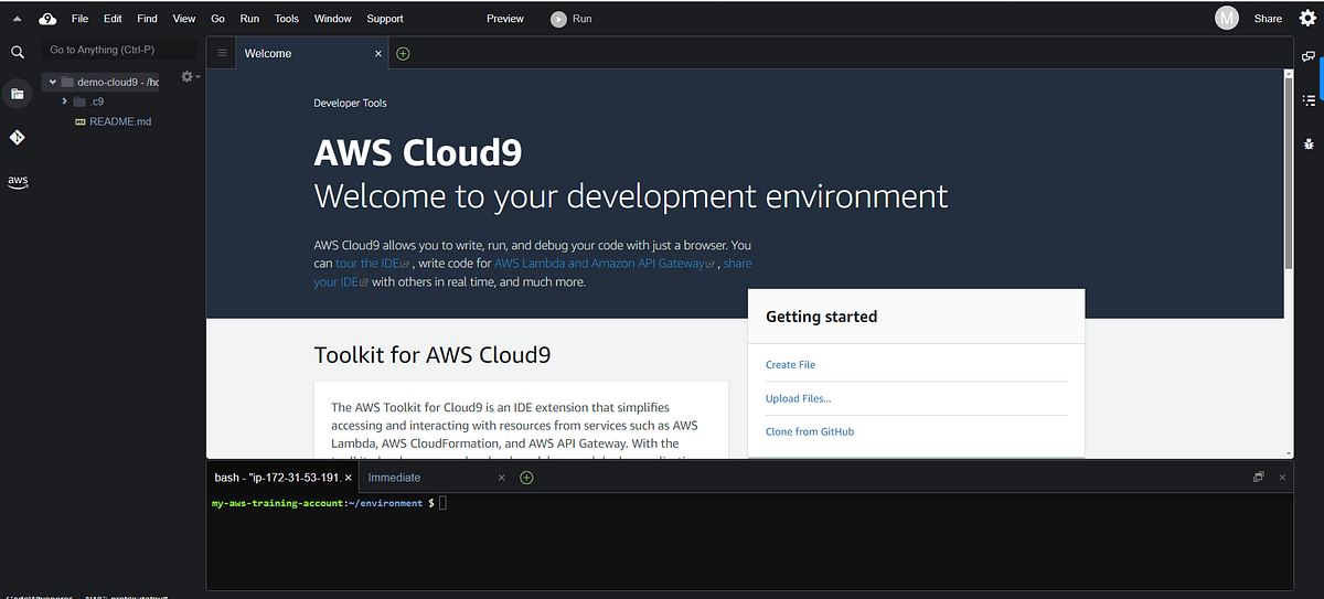 AWS Developer Toolkits — Developing with AWS Cloud9 | by Oluseye Onigbinde | Jun, 2024 | Medium