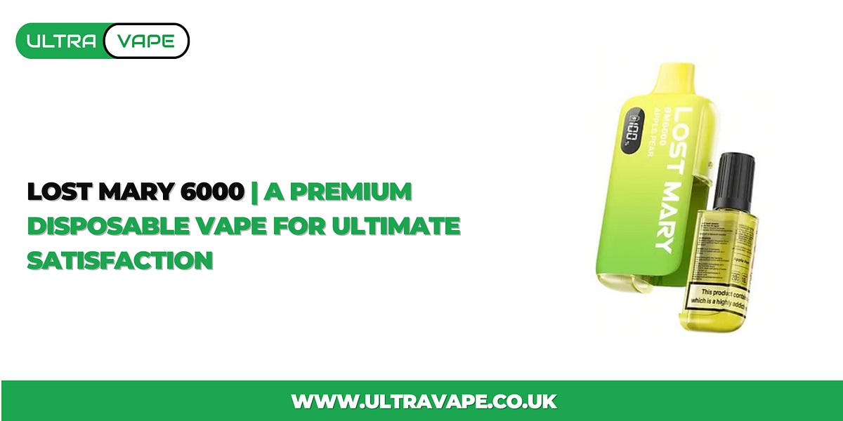 Lost Mary 6000 |A Premium Disposable Vape for Ultimate Satisfaction ...