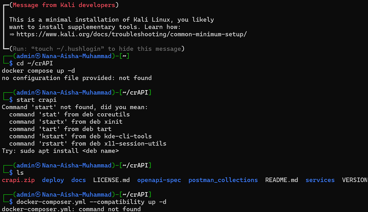 Setting Up OWASP API Security Labs on WSL and Analyzing crAPI Endpoints Using Postman | by Nana ...