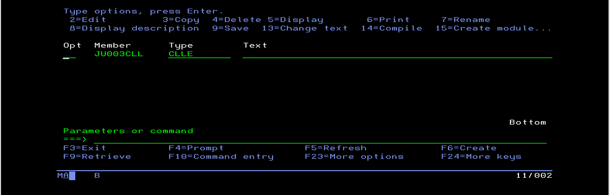 CL | Control Language commands in AS400 | by Kushani Herath | Medium