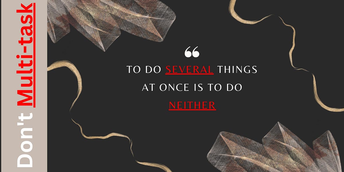 The Unveiled Disadvantages of Multi-tasking: Unraveling the Detrimental ...