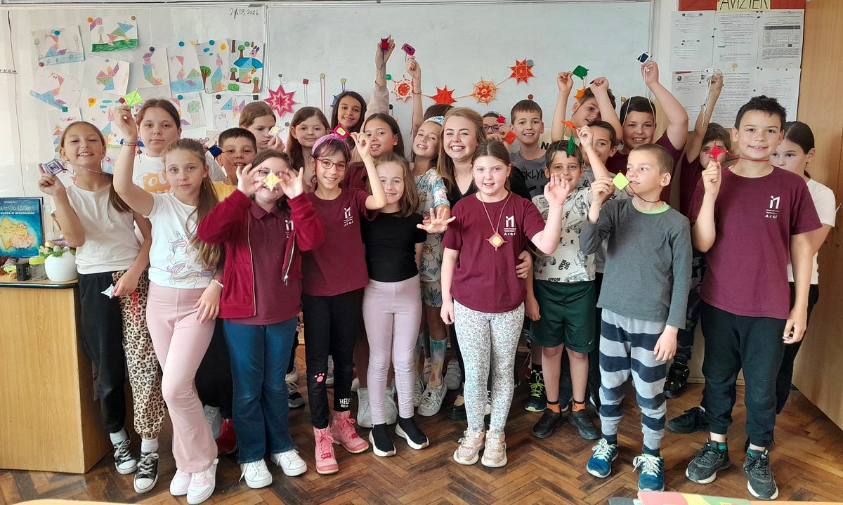 3rd grade star mandalas creators at Nicolae Balcescu School Arad | by ...