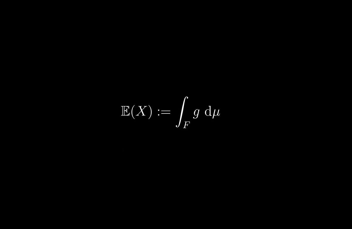 A Measure Theoretic Approach to Probability (Part 3) — Expectation and ...