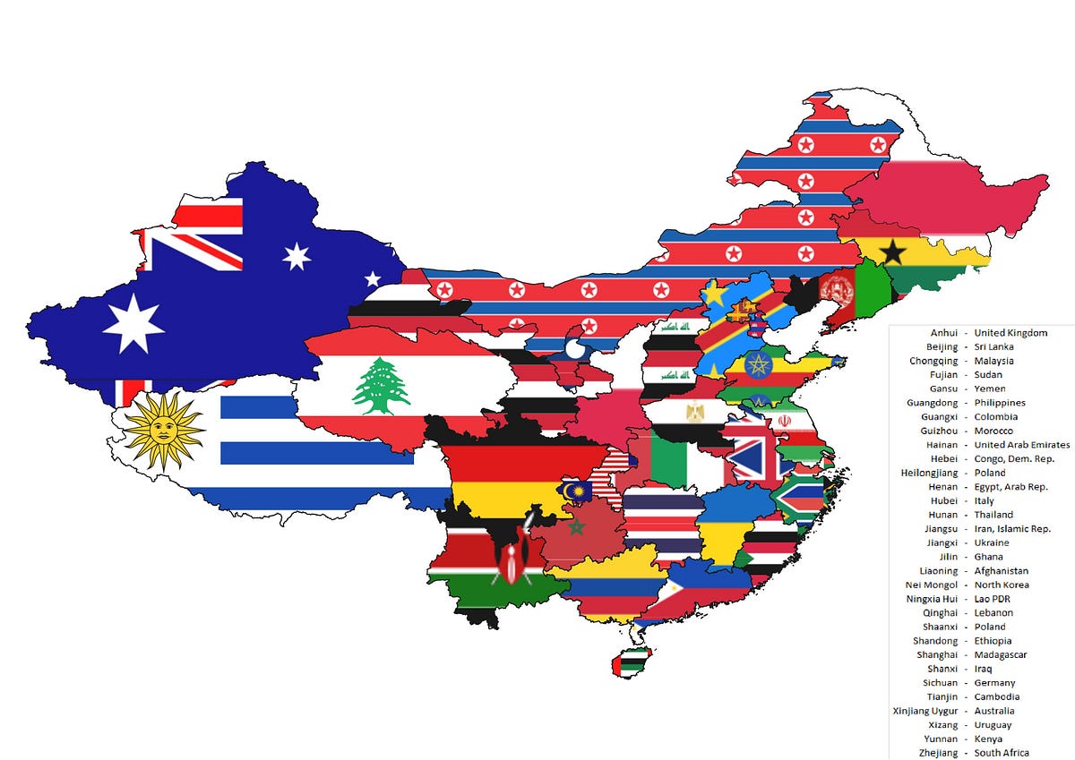 What if Chinese regions were independent countries? | by Callum Taylor ...