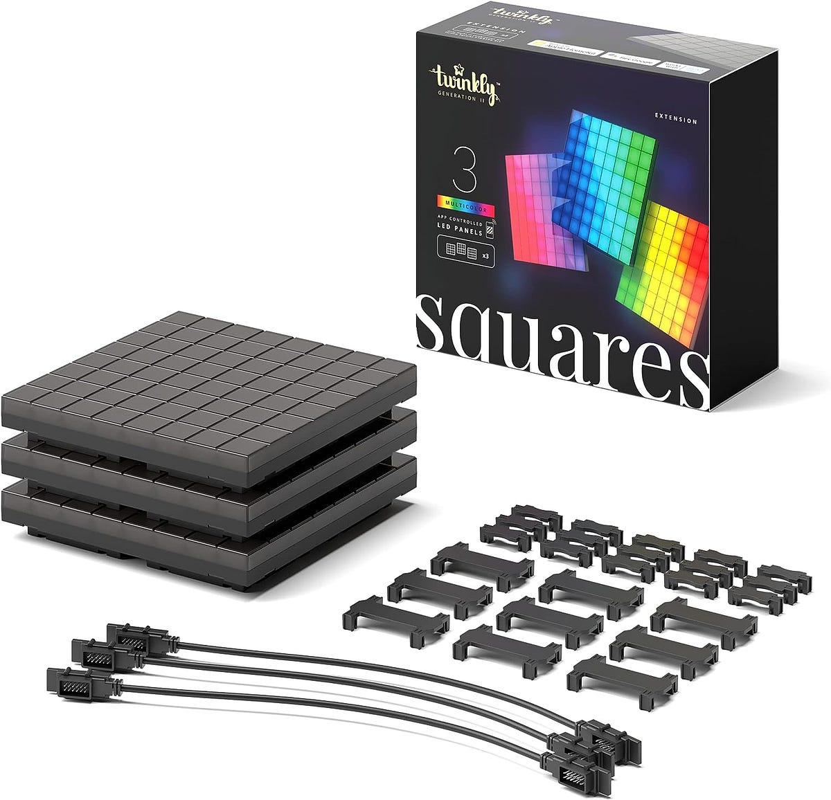 Squares RGB LED Panels For Gaming Room — Indoor Smart Home Lighting ...