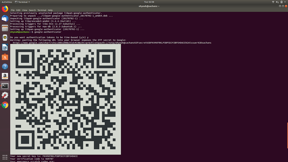 How to set up a two -factor authentication for SSH-login on Linux | by Shobhit Sachan | Medium