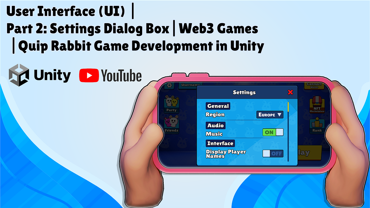 Quip Rabbit Settings Dialog Box User Interface Game Dev In Unity Video on YouTube! - Quip Rabbit ...