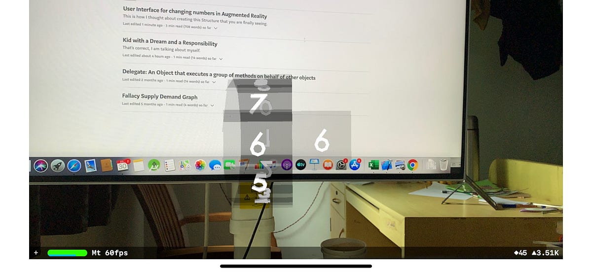 User Interface for changing numbers in Augmented Reality | by Maher ...