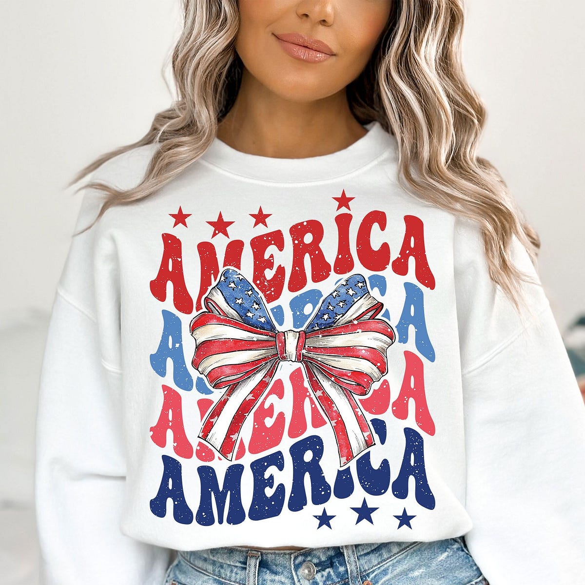 Coquette American Flag PNG, Coquette 4th Of July Png, 4th of July ...