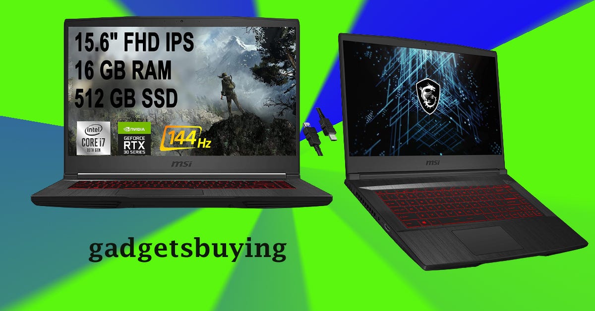 Flagship MSI GF65 _ Thin Gaming Laptop. | by Gadgetsbuying | Medium