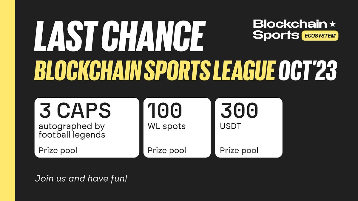 Final Call: Blockchain Sports October League - Atleta Network - Medium