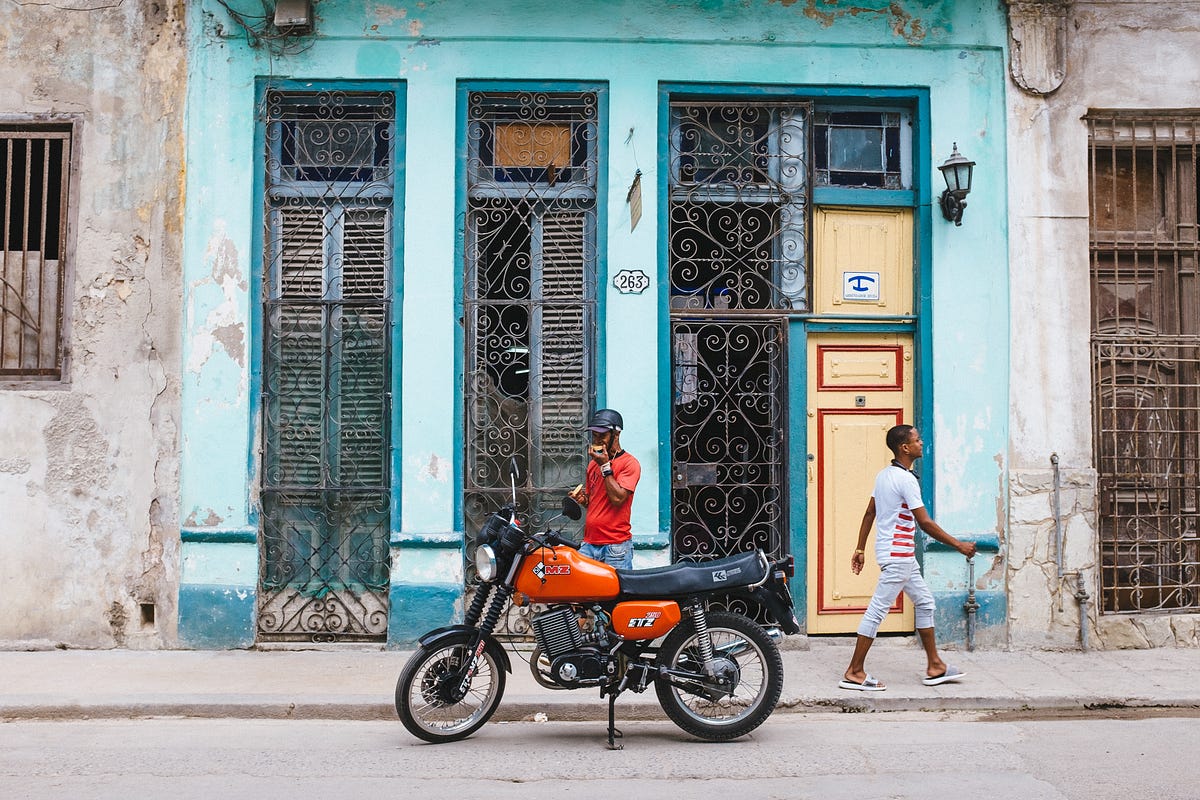 Motorcycles of Cuba. Motorized 2-wheel transportation is… | by Adam ...