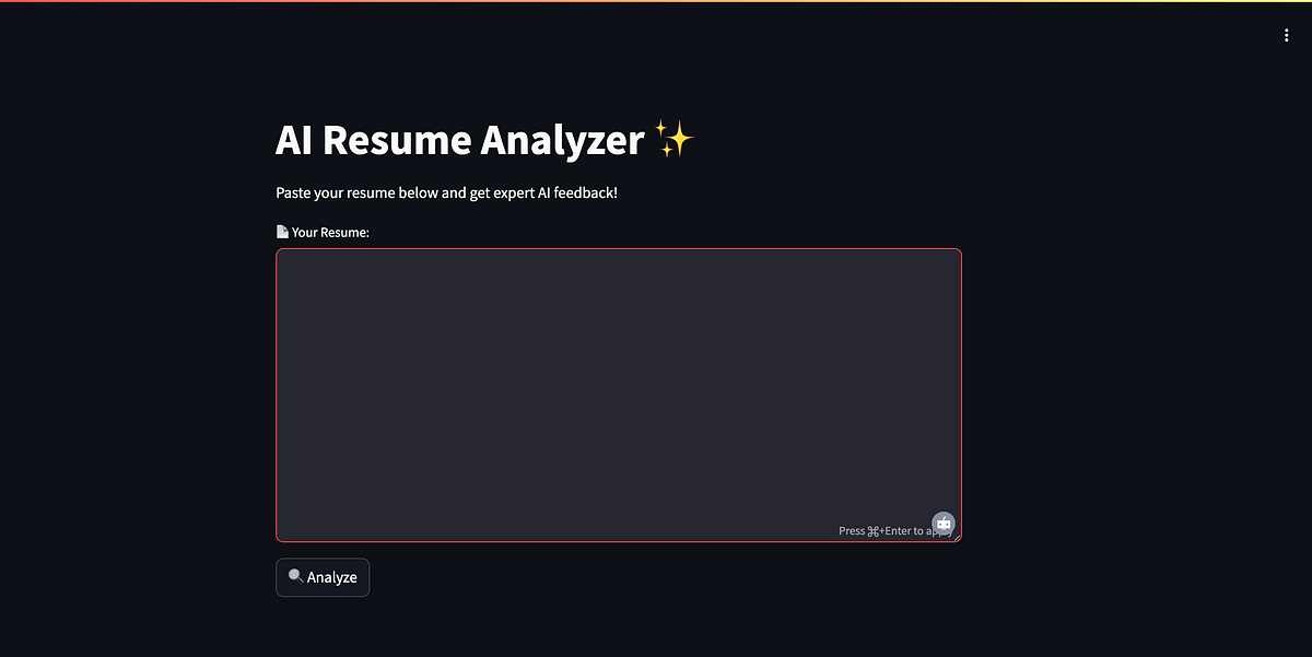 Build An Ai Resume Analyzer With Azure Openai Python And Streamlit End 4989