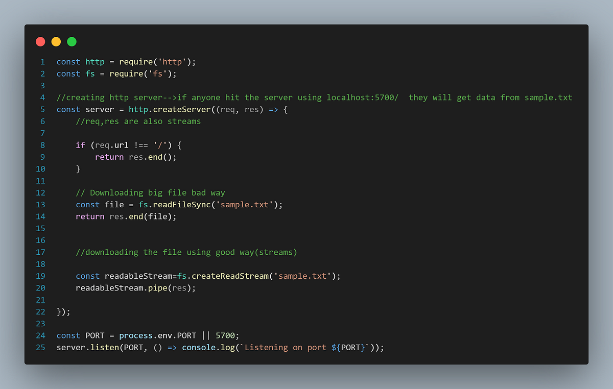 Streams in Node JS - Kunal Kumar - Medium