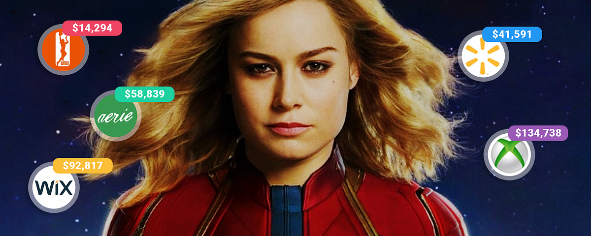 Captain Marvel Ad Partnerships — Shattering The Glass Ceiling On Social ...
