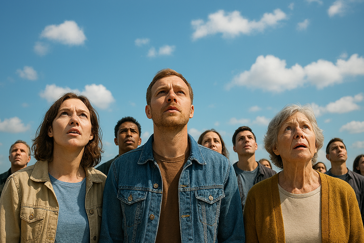 A Crowd of People Staring At Nothing | Short & Weird
