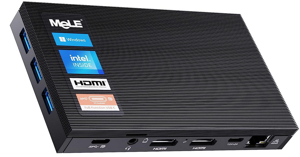 Mele Quieter N5105 Mini Pc Mini PC MeLE QuieterHD3 - Celeron N5105 ...