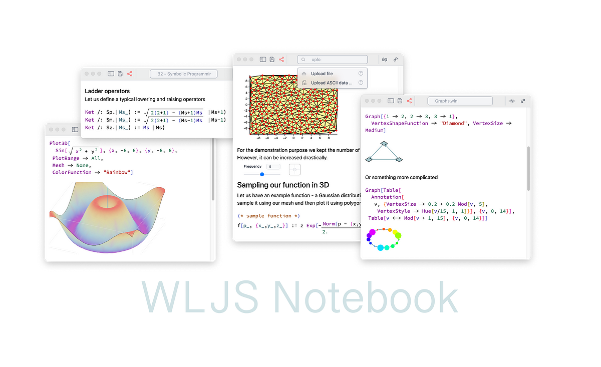 Reinventing Dynamic And Portable Notebooks With Javascript And Wolfram Language By Kirill