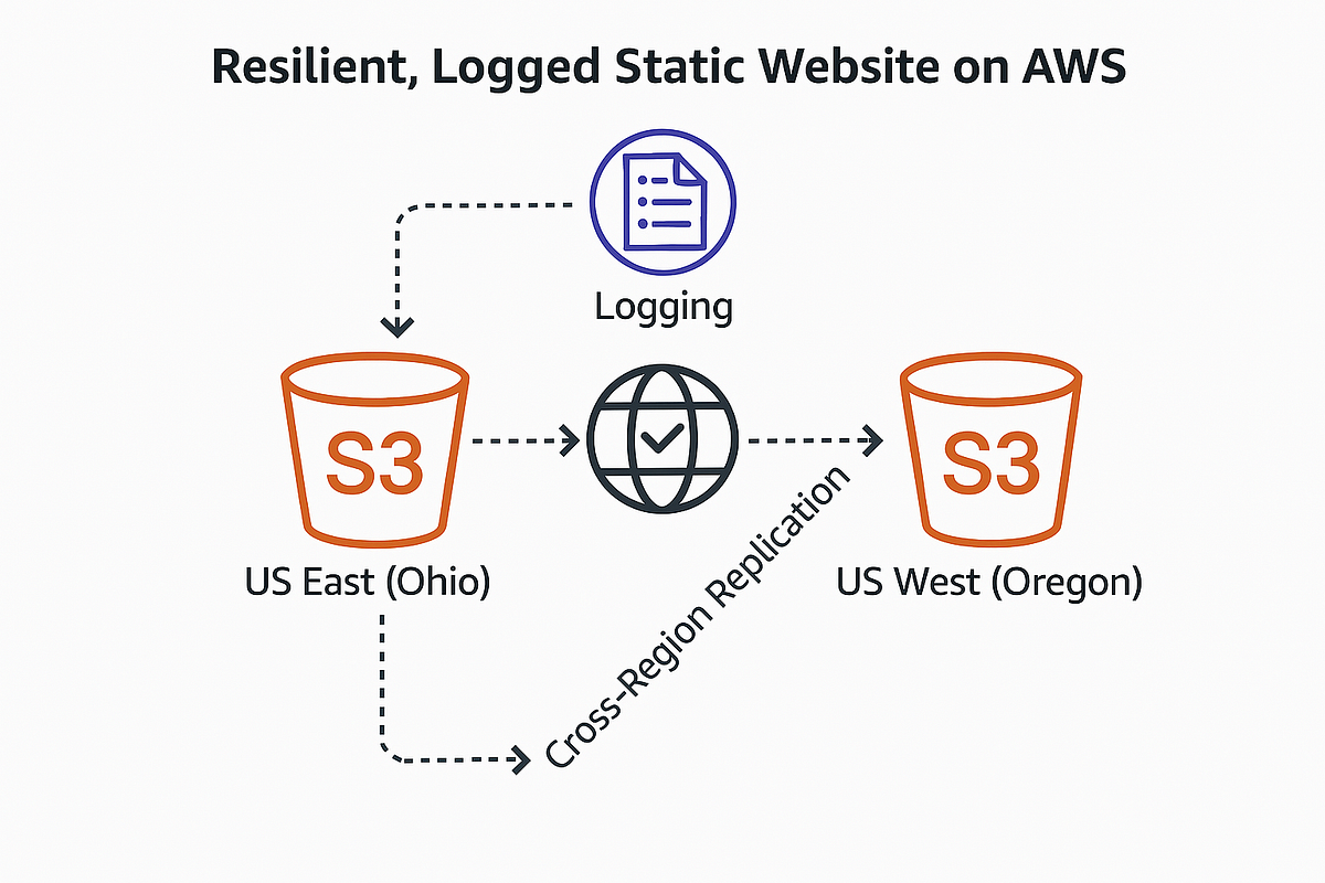 🌍 Project Title: Hosting a Resilient, Logged Static Website on AWS S3 ...